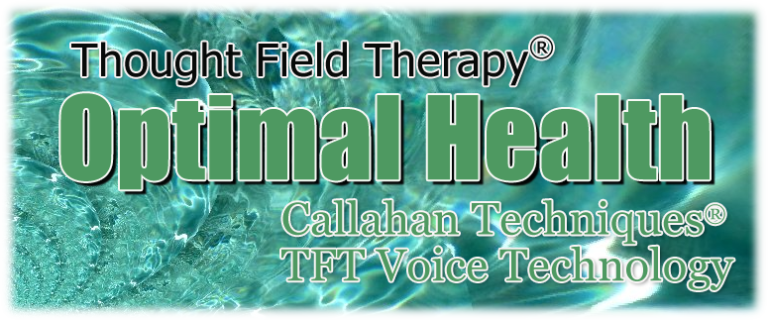 Optimal Health Training - TFT Thought Field Therapy® | Callahan ...